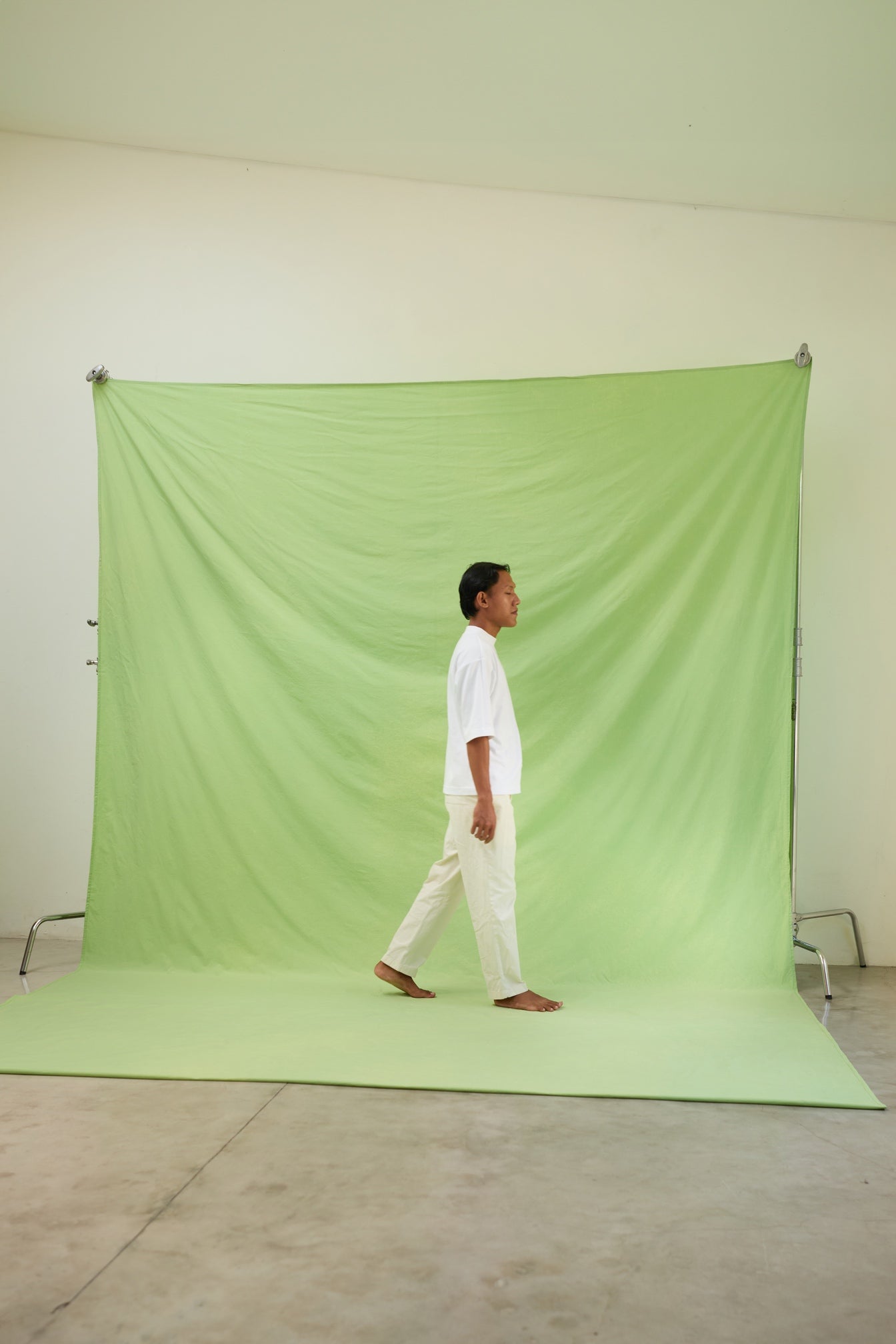 [3x2m] Cotton Backdrop Apple Green – Tio Backdrop
